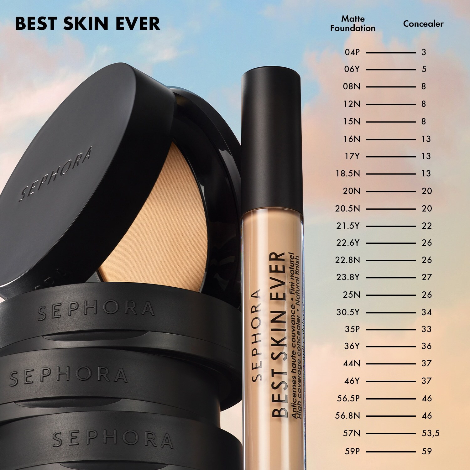 Best Skin Ever Mat - Base de maquillaje mate de Sephora Collection ≡ ...