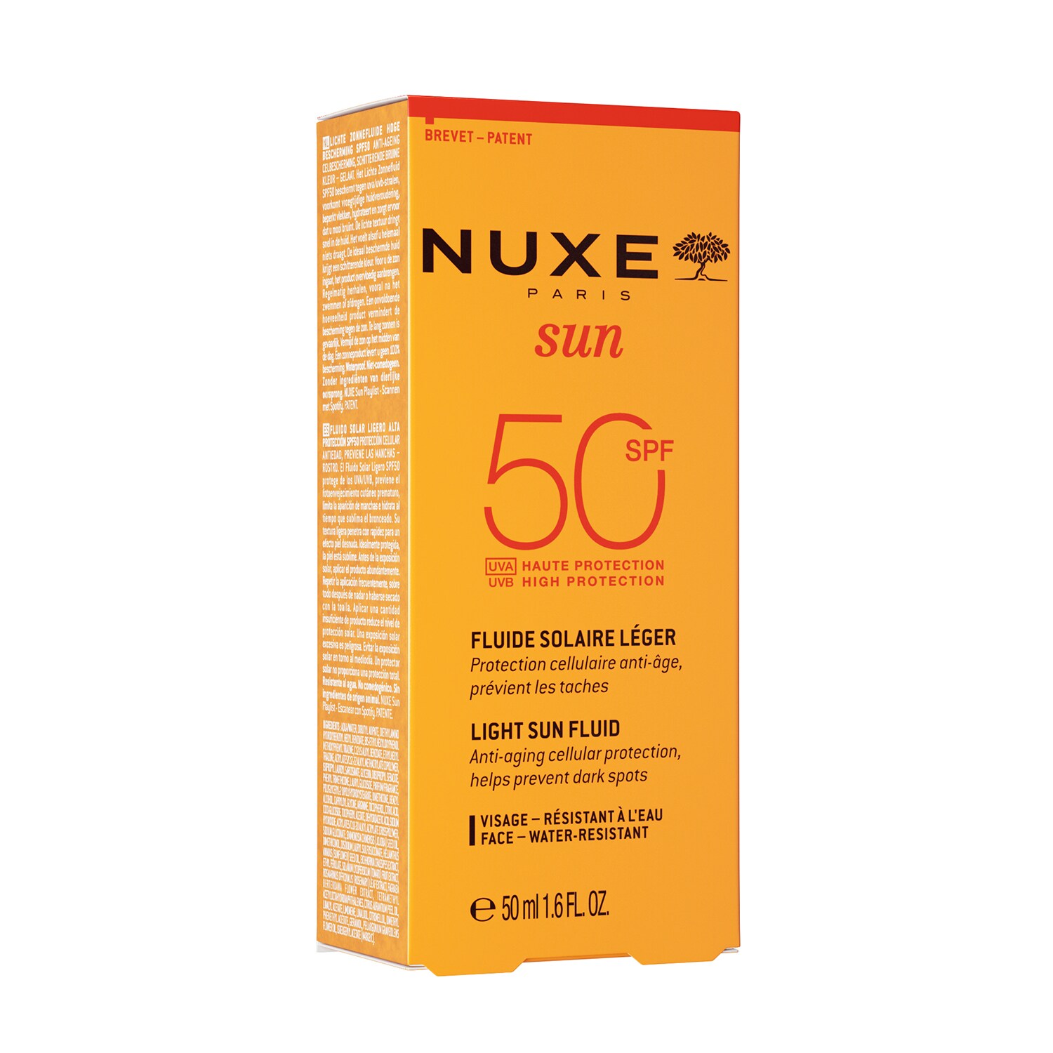 Nuxe Sun Alta Protección SPF50 - Fluido Ligero Rostro de Nuxe ≡ SEPHORA
