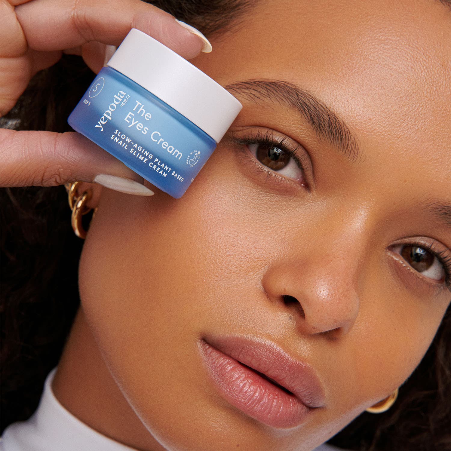 The Eyes Cream – Crema contorno de ojos anti-envejecimiento con baba de ...