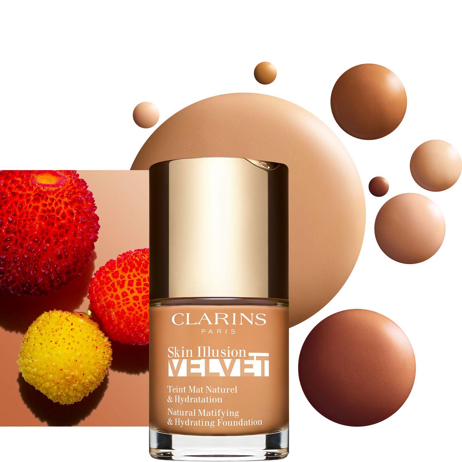Skin Illusion Velvet - Base de maquillaje de Clarins ≡ SEPHORA