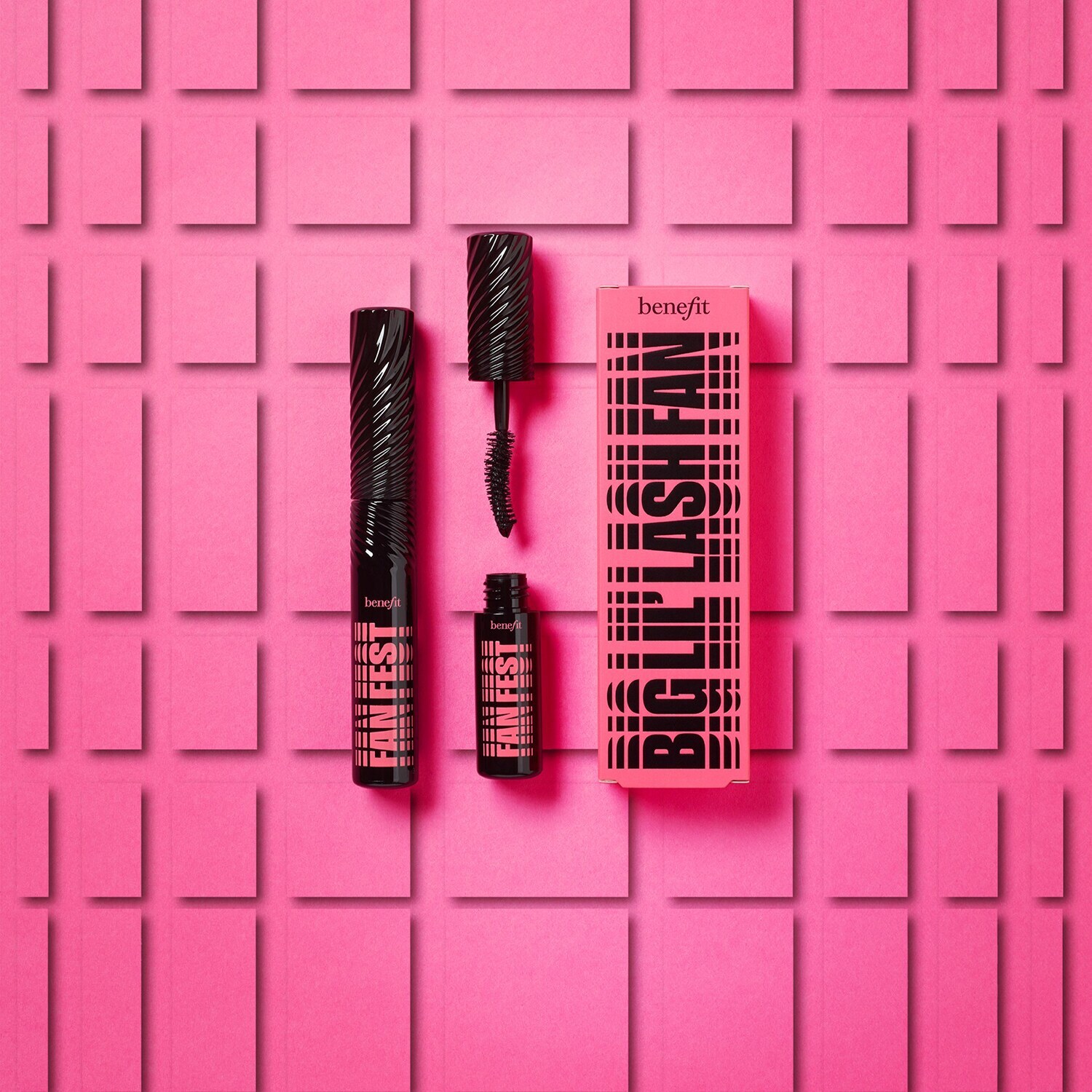 Big Lil Lash Fan Kit Duo Máscaras Fan Fest Efecto Abanico De Benefit