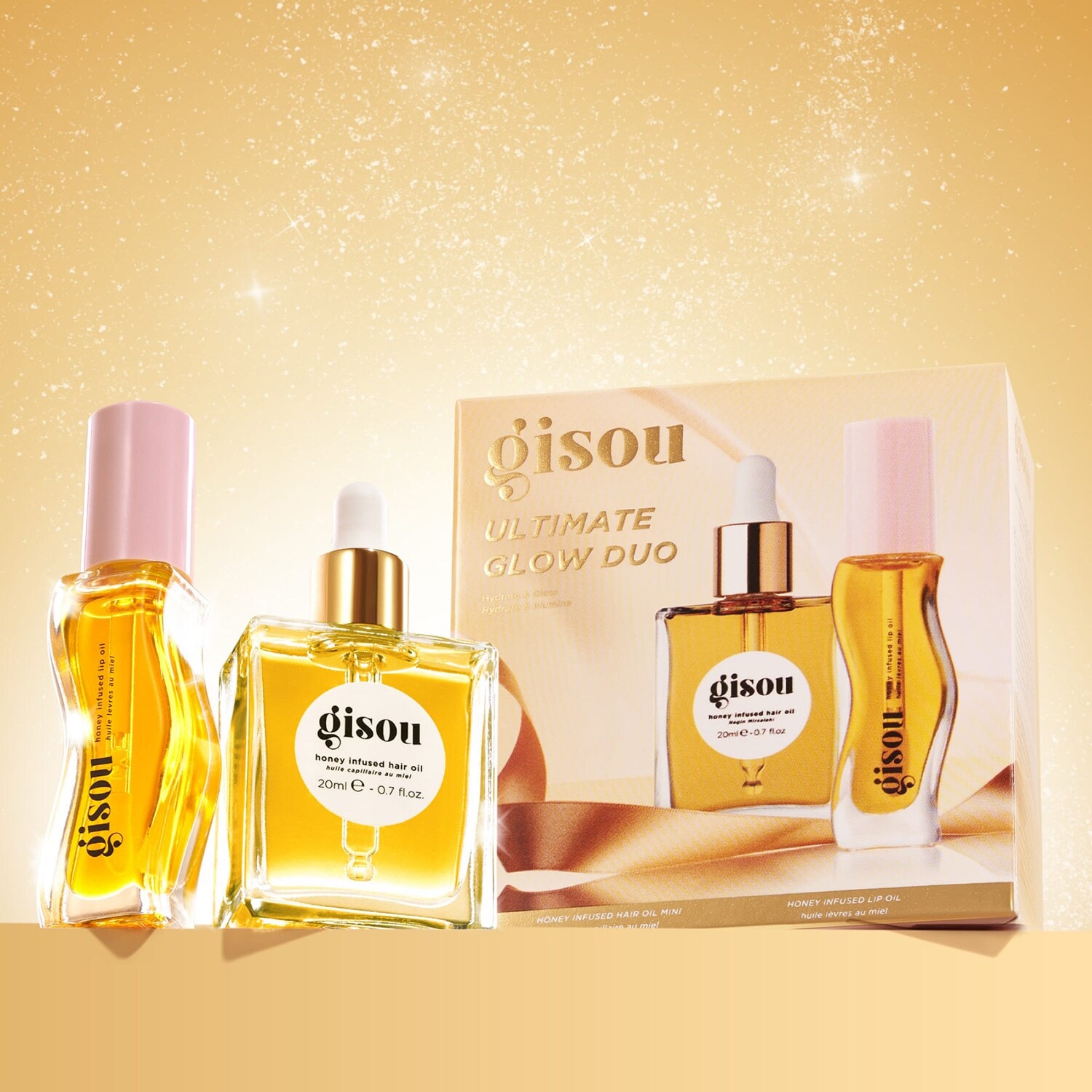 Ultimate Glow Duo - Hidrata e ilumina de GISOU ≡ SEPHORA