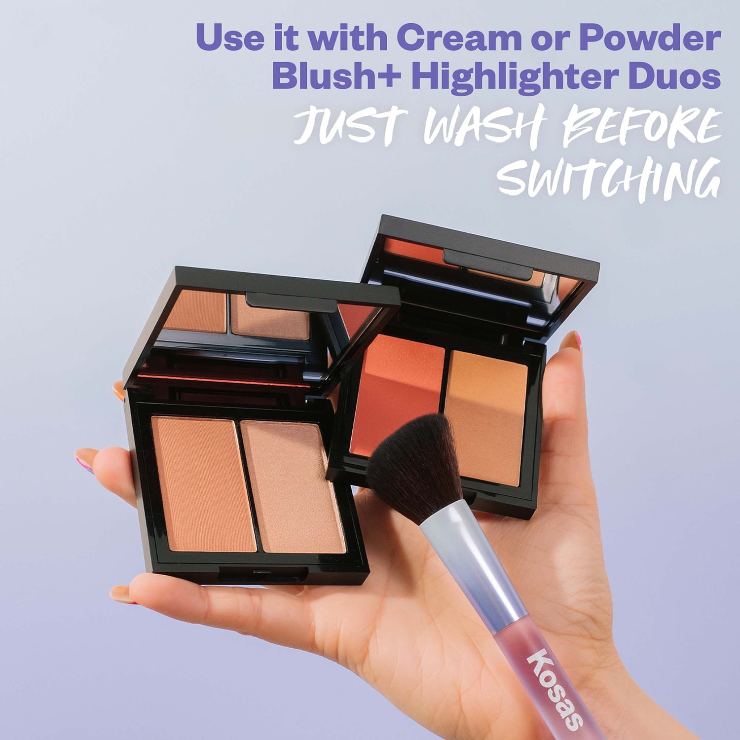 Brush - Brocha biselada para colorete de KOSAS ≡ SEPHORA