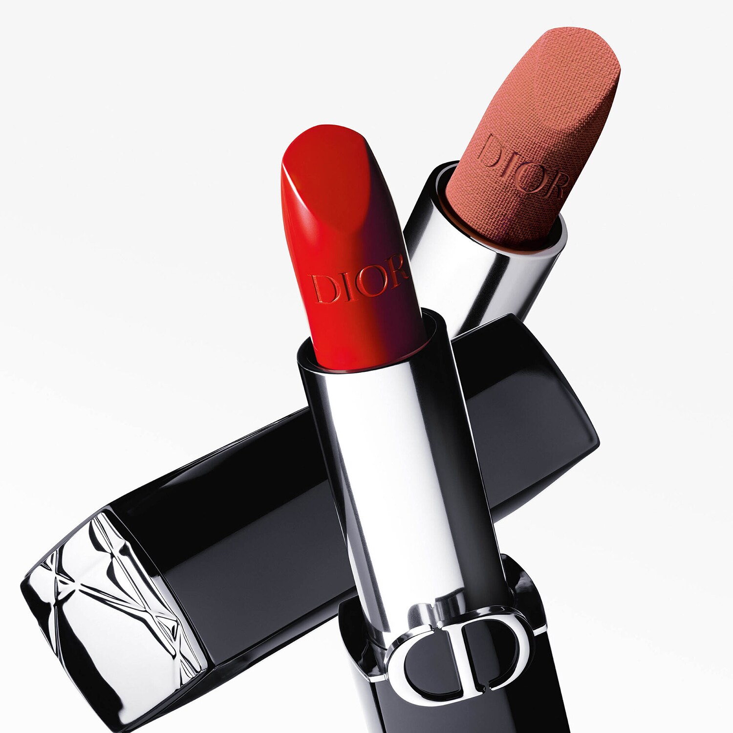Rouge Dior Recarga de barra de labios - 2 acabados: aterciopelado y ...