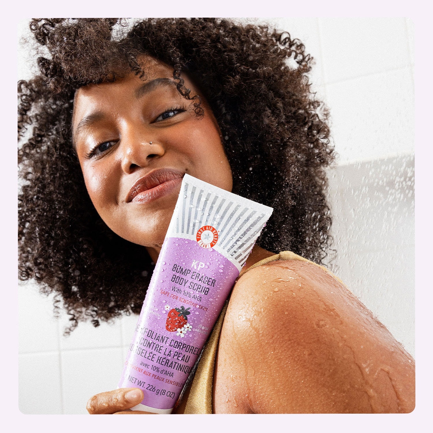 KP Body Scrub Strawberry - Exfoliante Corporal AHA Fresa Suavidad ...