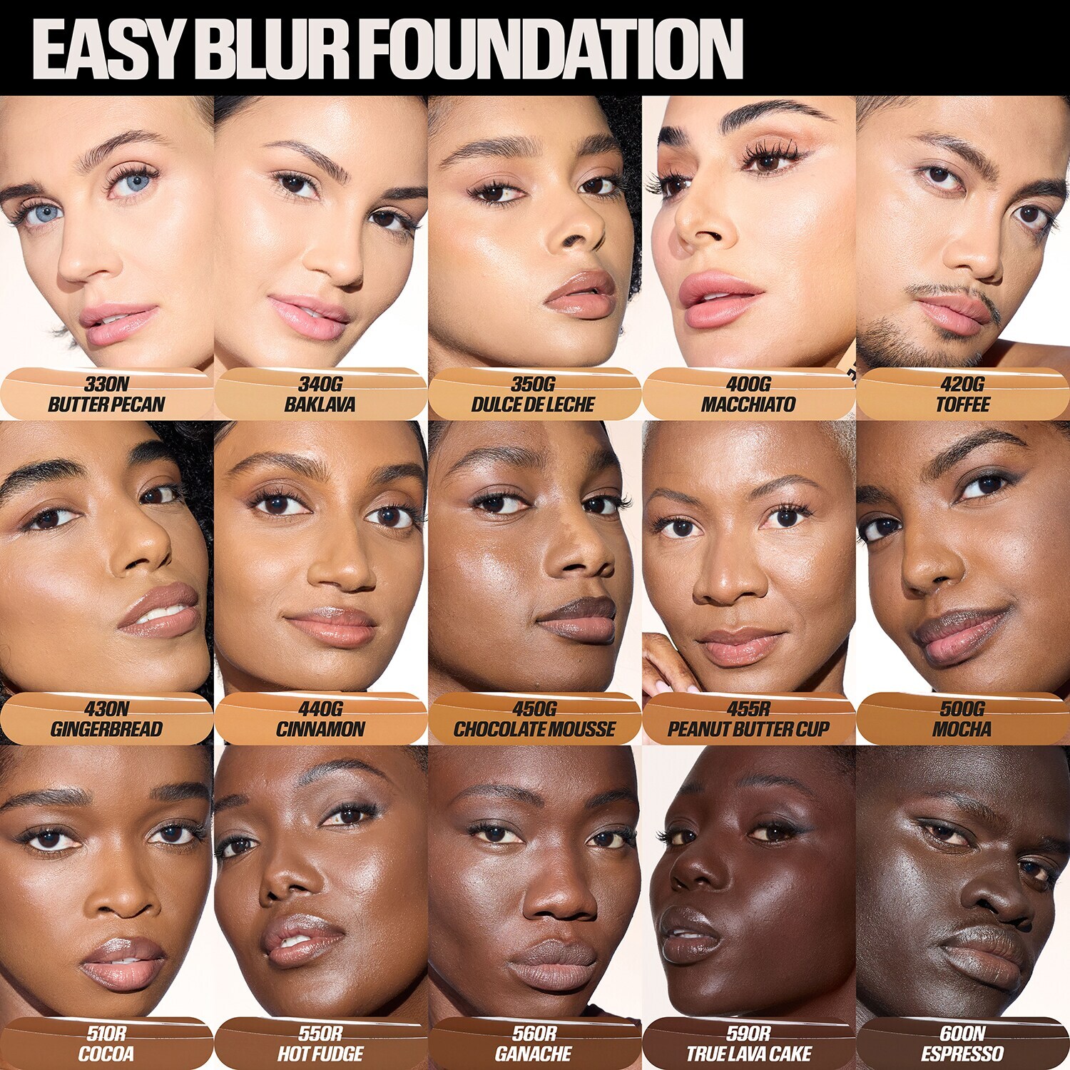 Easy Blur Natural Airbrush Foundation - Base de maquillaje de Huda ...